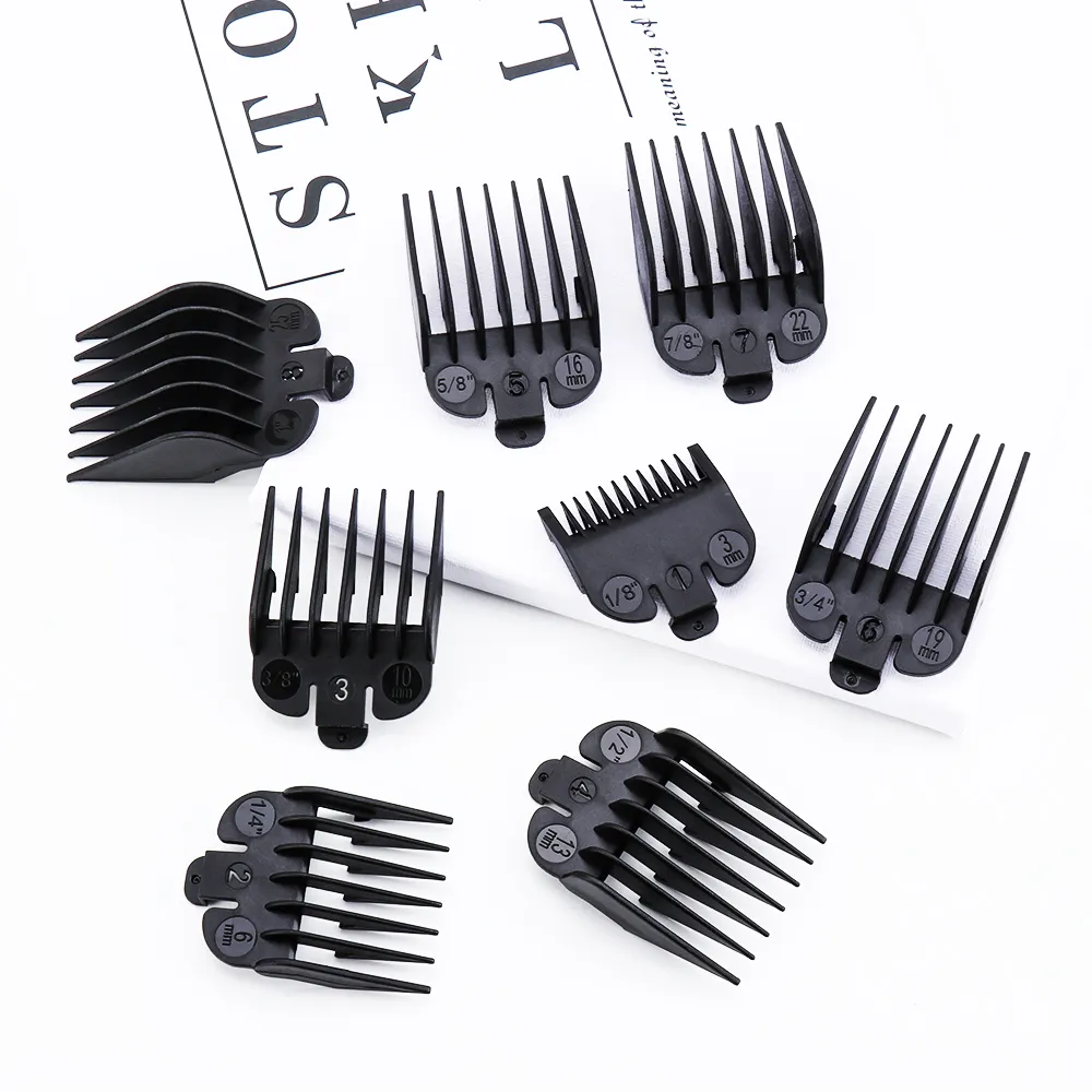 DHgate.com:8-Pack Barber Clipper Limit Combs - Professional Hair ...