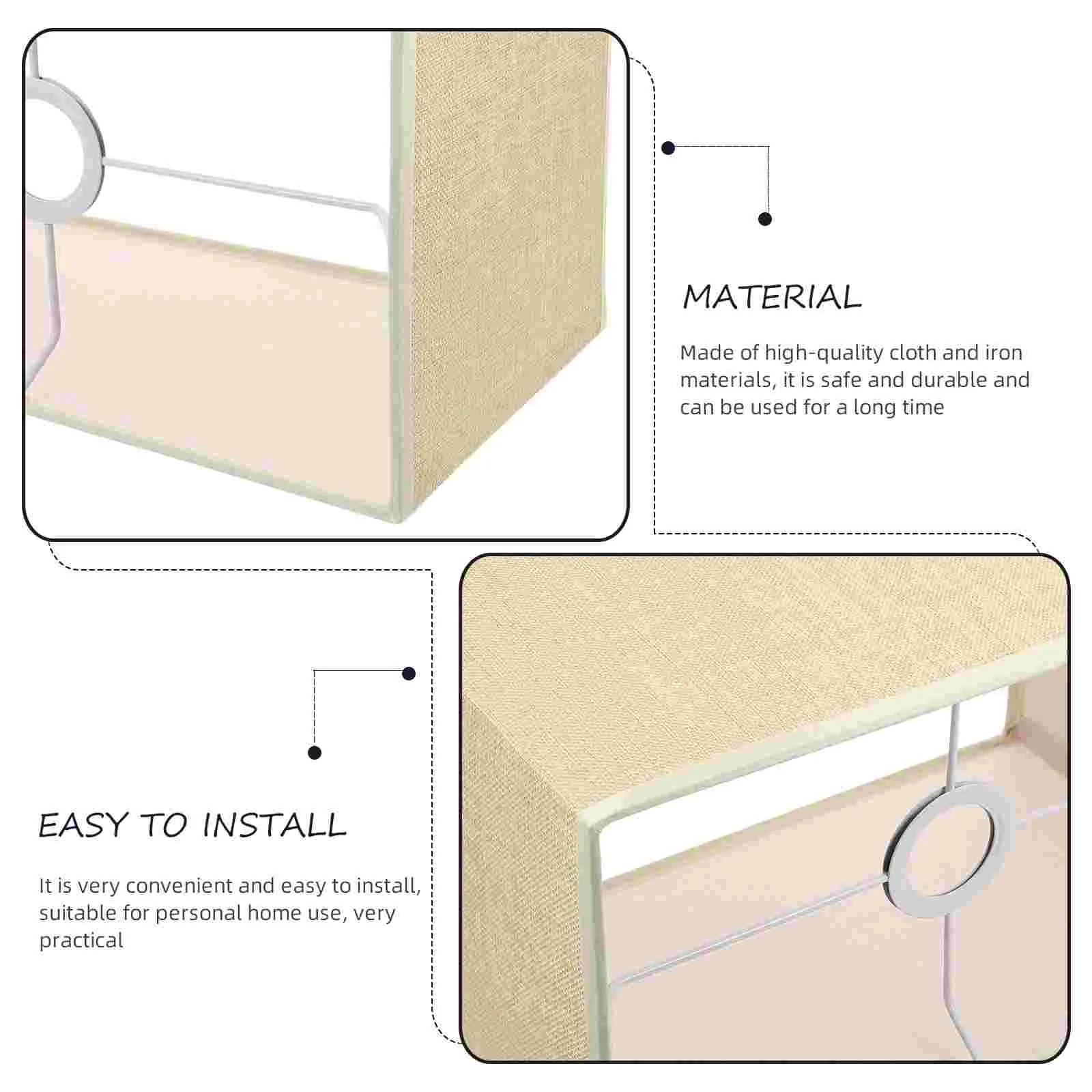 Fabric Table Lamp Shade Cover Rectangular Cloth... From Ddmymaster ...