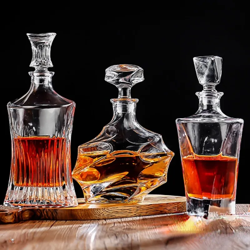 DHgate.com:Exquisite 500-800ml Lead-Free Glass Wine Decanter Set ...