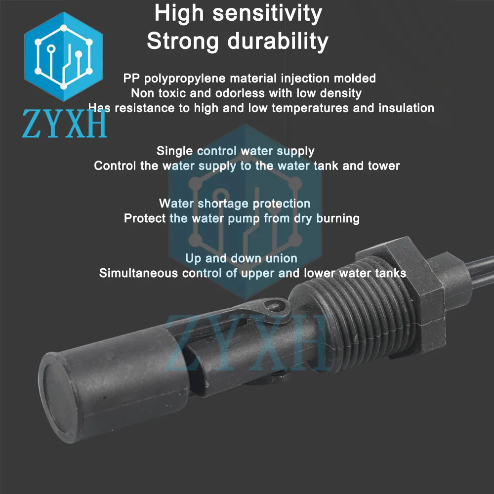 Floating water level probe for Aquariums, Fish Tanks, and Pools - 100V ...