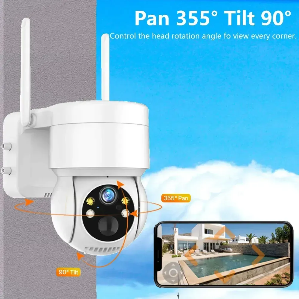 DHgate.com:20248CH 5MP Solar Power IP WiFi Camera with PIR Human ...
