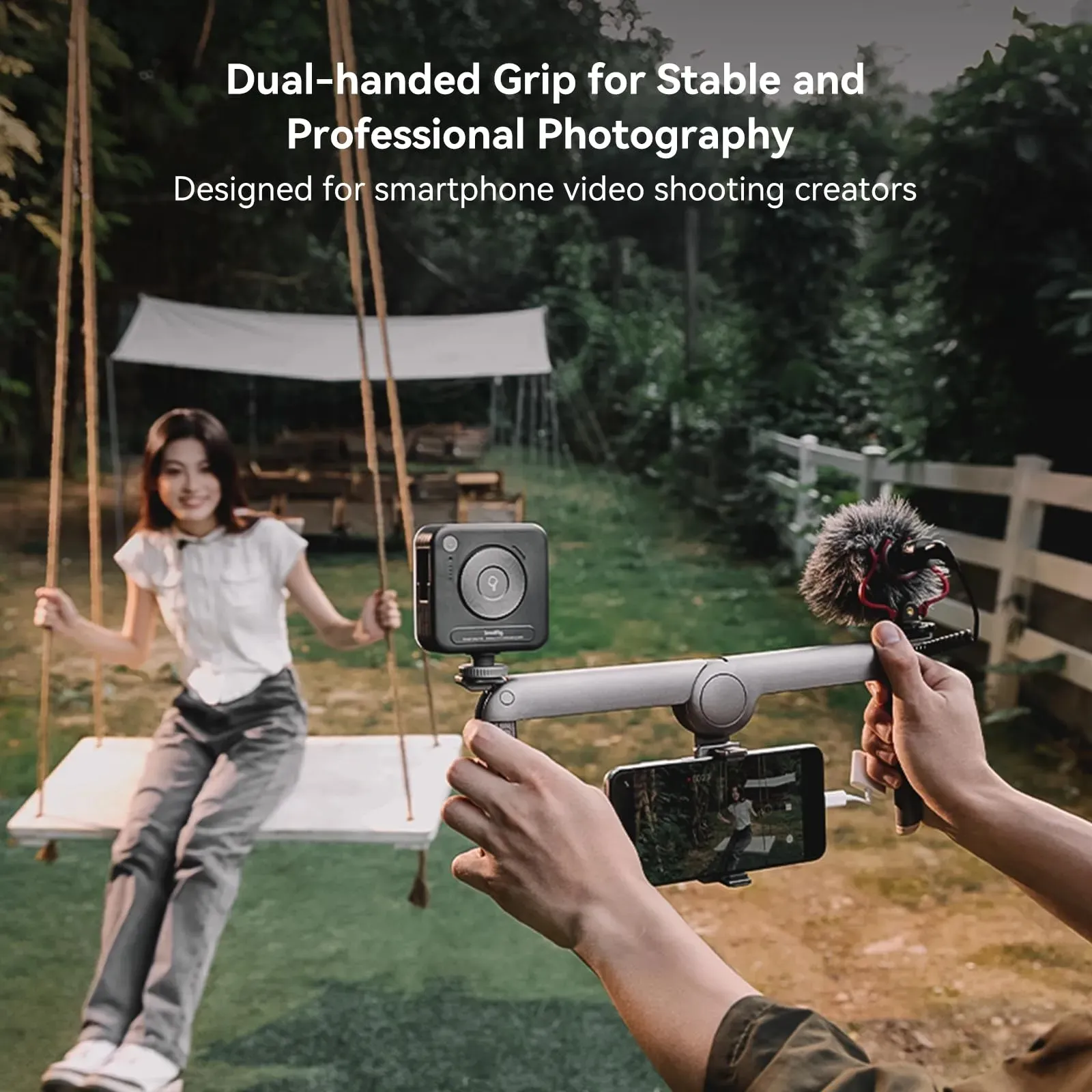 Mini Gimbal for Phone: SmallRig P20 Foldable Universal Phone Cage ...