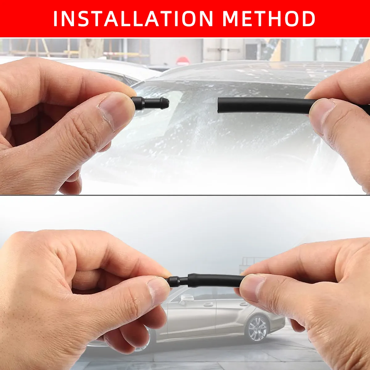 DHgate.com:2-Pack 1m/2m/3m Universal Windshield Washer Hose Kit ...
