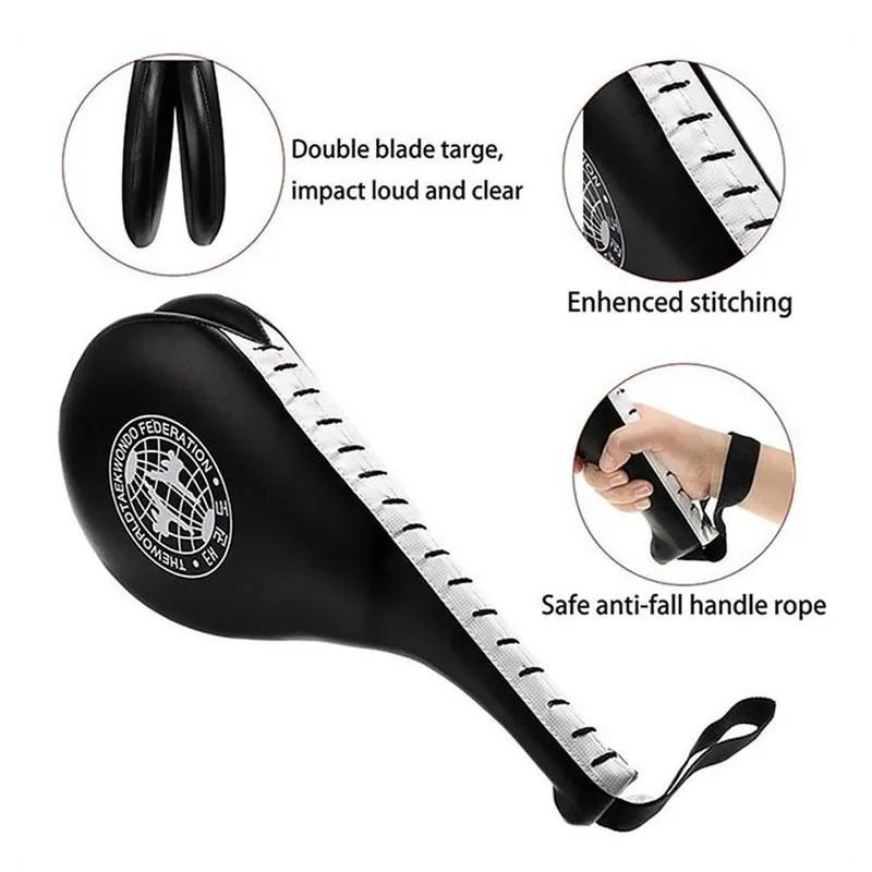 DHgate.com:2024PU Leather Double Kicking Target Pads, 1 Pack Taekwondo ...