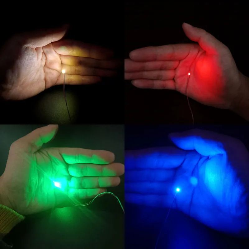 Wired 20cm Long 7-Color LED Patch Lights 4 Sizes 1206 0805 0603 0402 ...