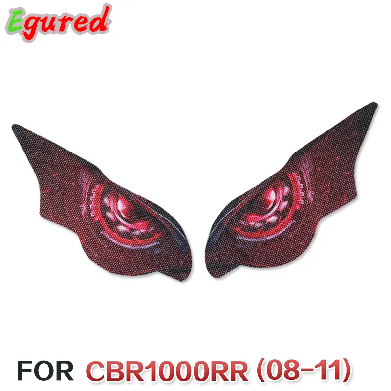 3D Motorcycle Front Fairing Headlight Sticker Guard Protector Decal for ...