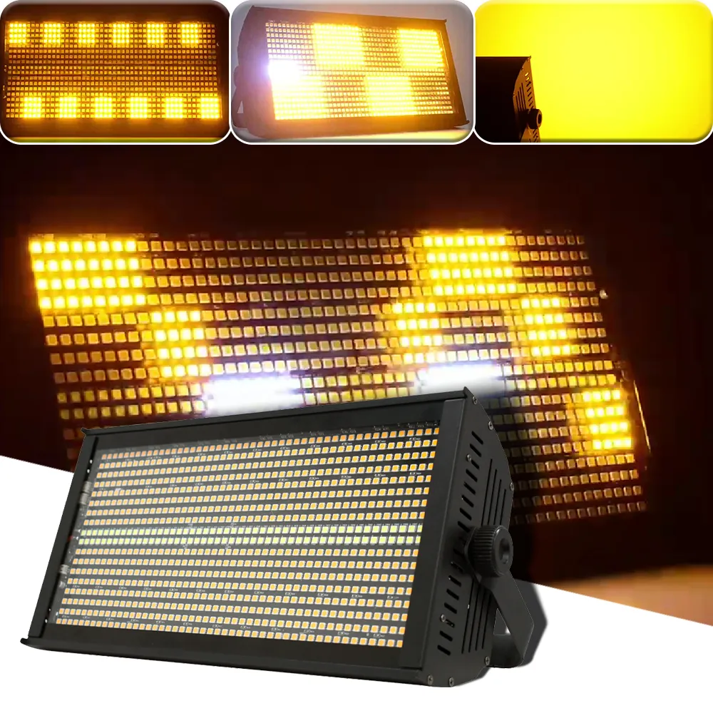 Gold Light Stage Lighting LED 48 + 8 Segment Gold Strobe Light for ...