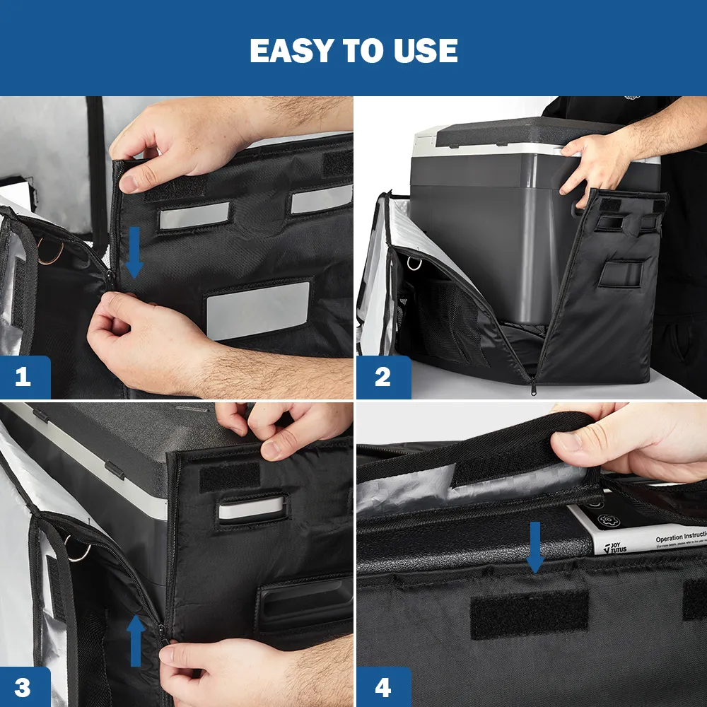 Portable Mini Fridge Carry Bag Insulated Car Refrigerator Storage Bag ...