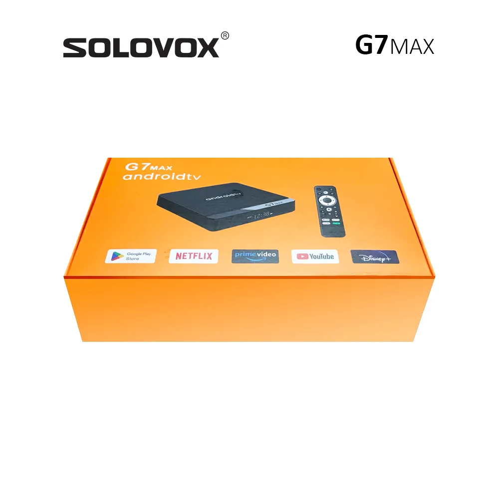 DHgate.com:4K Android TV Box 11, SOLOVOX G7MAX Smart TV Box with Voice ...