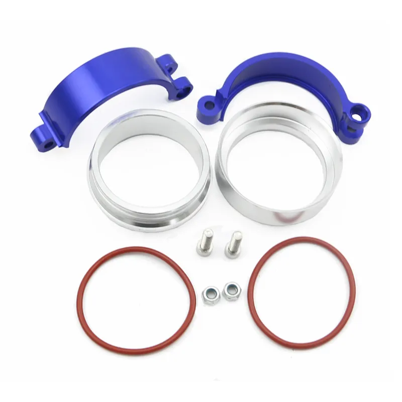 Anodized Aluminium V-Band vibrant hd clamp for 2-3 inch OD Turbo Intake ...