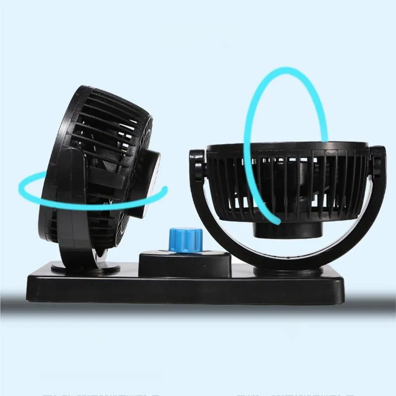 DHgate.com:Upgraded Dual-Head Car USB Fan - 720° Rotatable Cooling ...