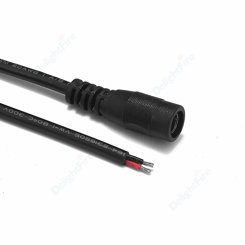 12V 5A Power Supply Cable With 5.5mm/2.1mm DC Connector Female DC Power ...