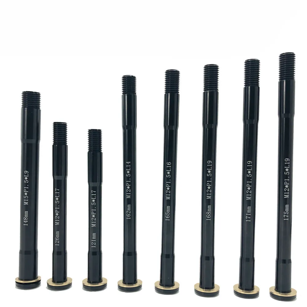 MTB Thru Axle Skewers | 12x100mm Front & 12x148/142mm Rear Hub Shaft ...