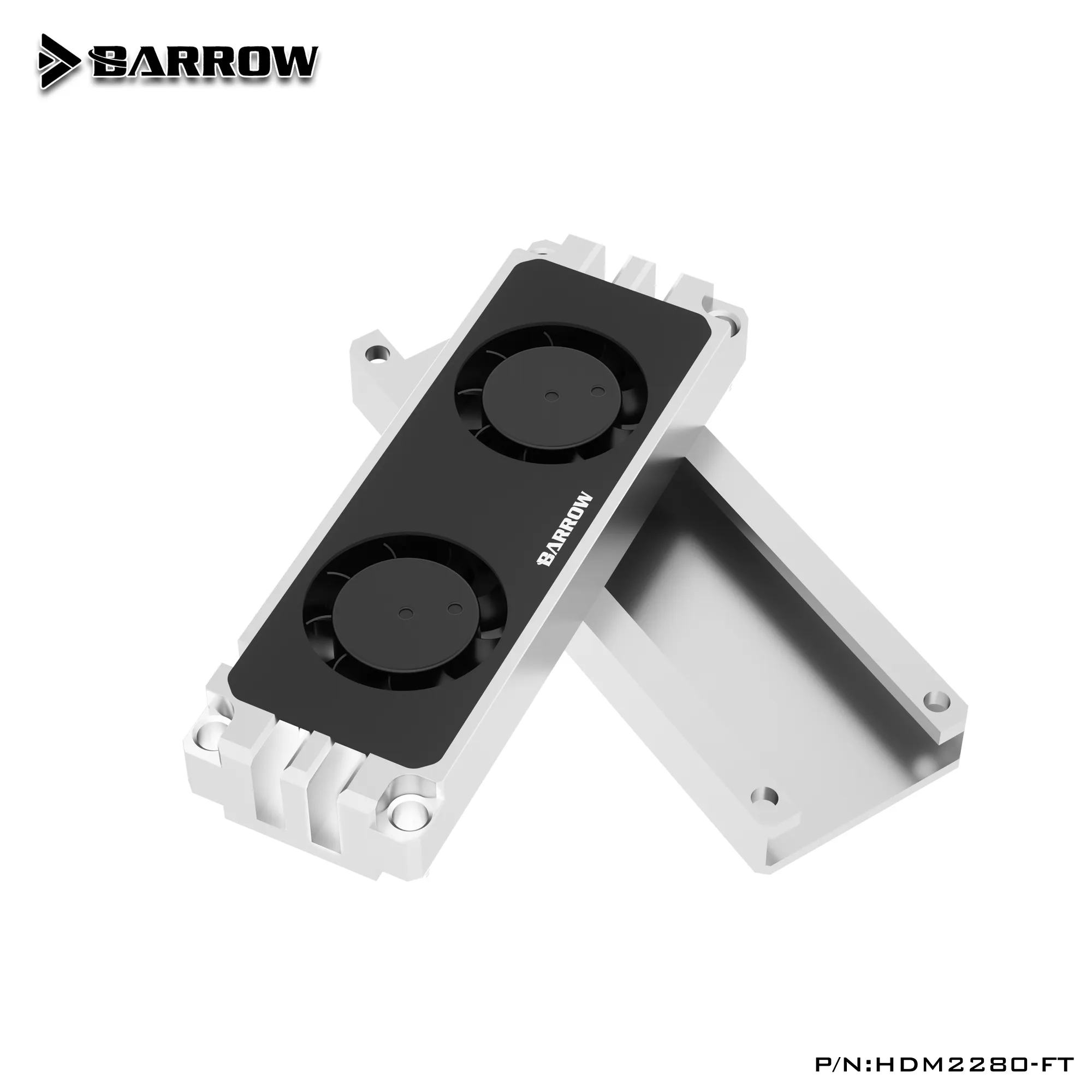 DHgate.com:BARROW 5V Dual Fan PCIe SATA M.2 SSD Drive Heat Sink Air ...