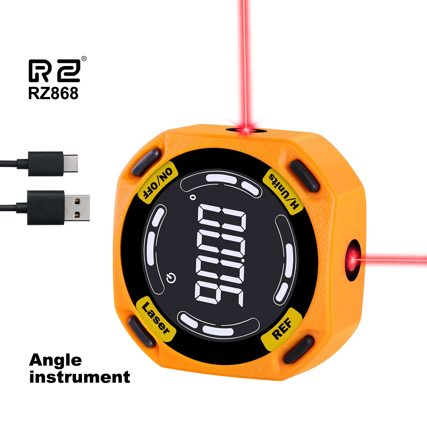 4-in-1 Multifunctional Digital Laser Angle Finder Protractor Level ...