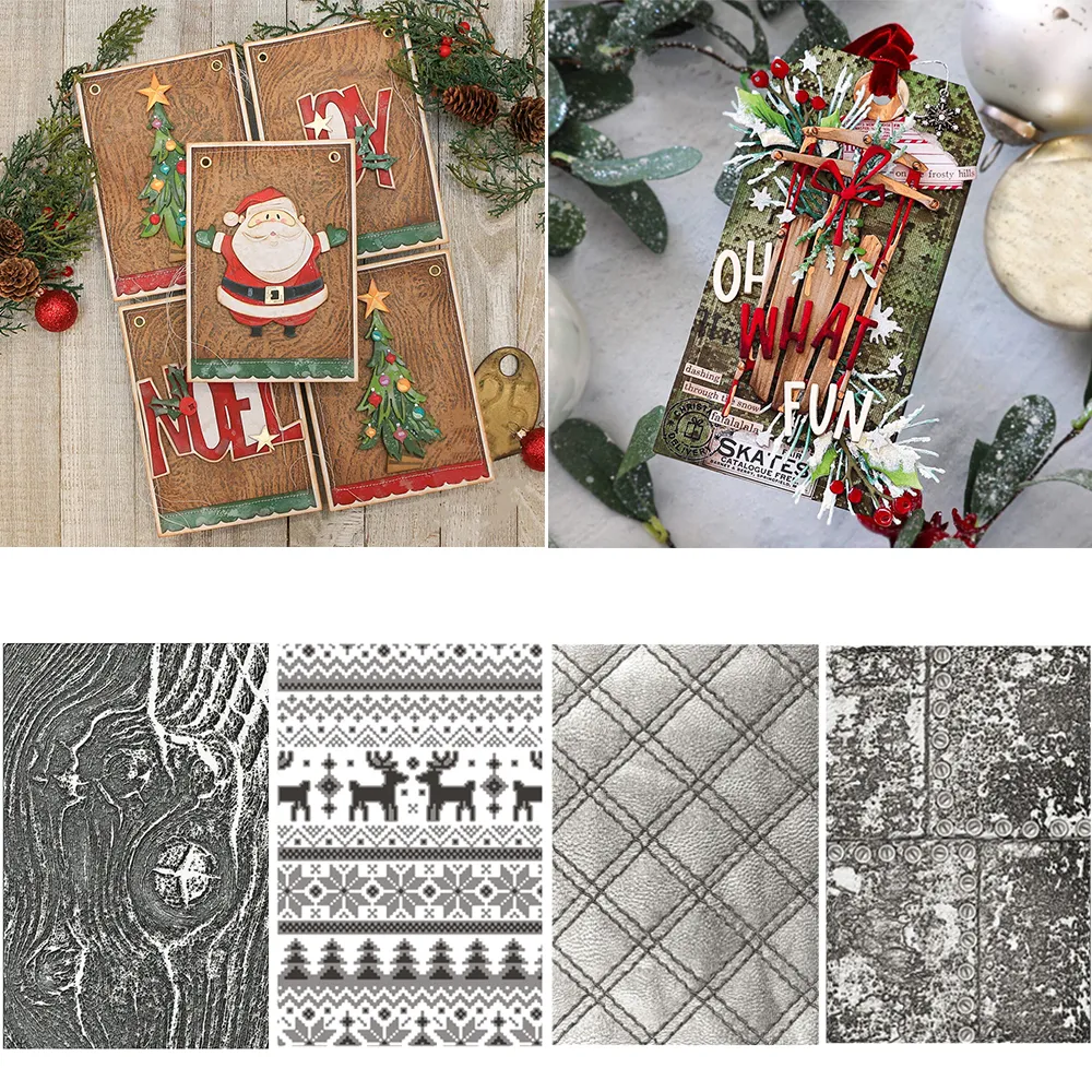 3D Embossing Folder: Brick Wall Texture For Paper Crafting & Card ...