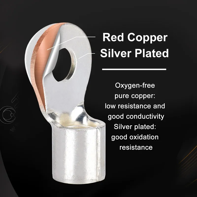 DHgate.com:Heavy-Duty Jumper Cables: 4/6/8AWG with M8-M8 Terminals ...