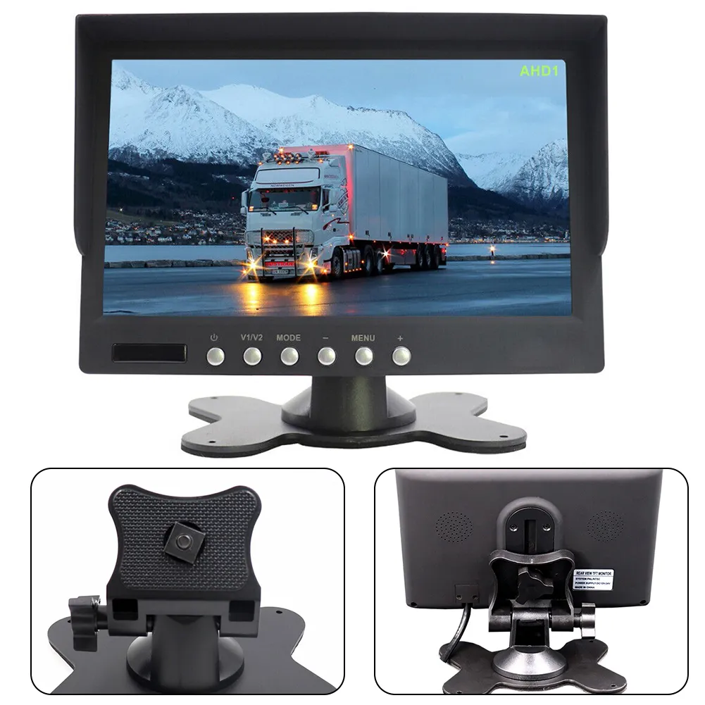 Monitor Stand Mount Bracket Black for 7 to 9 in Car TFT Monitor ...