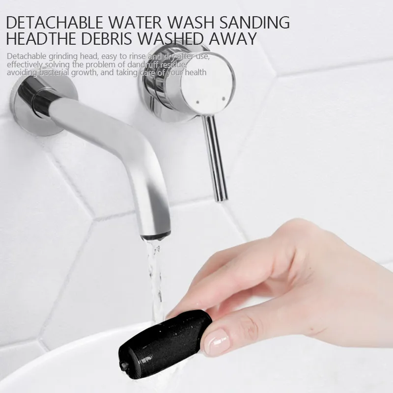Pedicure Foot Scraper Electric Foot File: Three-Speed Adjustable USB ...