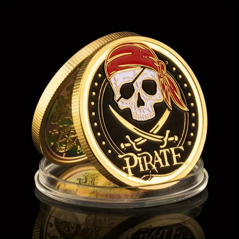Pirate Treasure Map Souvenir Coins Gold Plated... From Ddmyearth, $20. ...