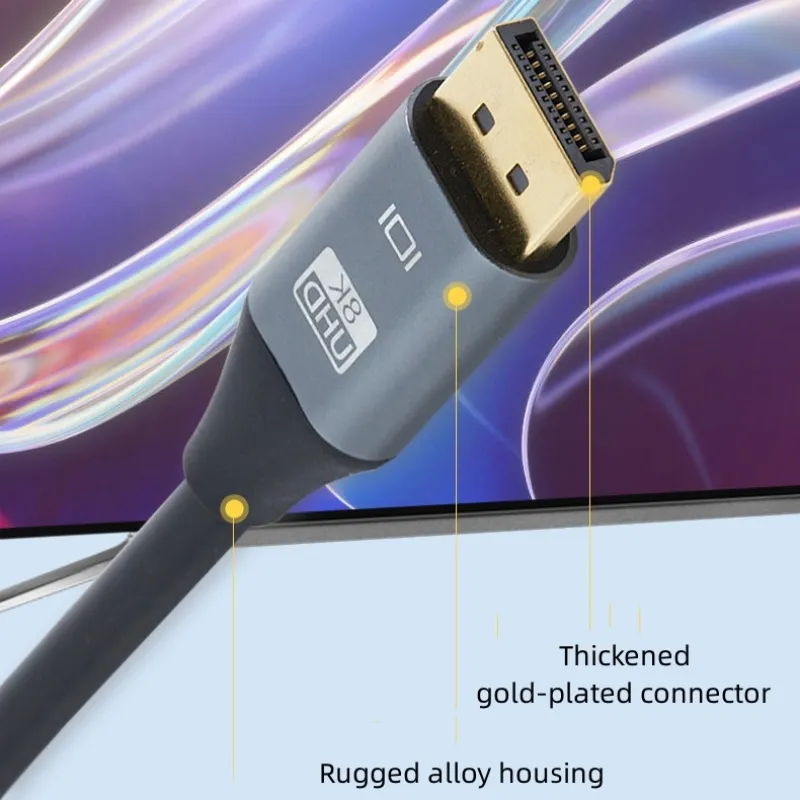 DisplayPort 1.4 Adapter Cable DP to DP 8K 60Hz 4K 120Hz HDR 165Hz for ...