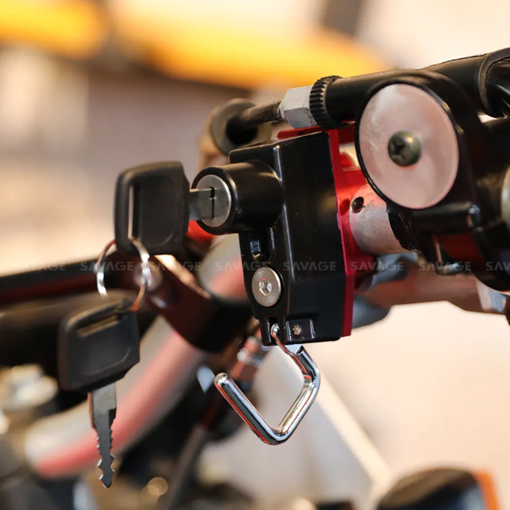 DHgate.com:2-Pack CNC Aluminum Handlebar Mount Helmet Lock for HONDA ...
