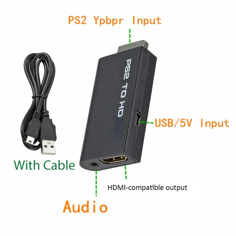 DHgate.com:PS2 to HDMI Converter: Full HD 1080P Audio Video Adapter ...