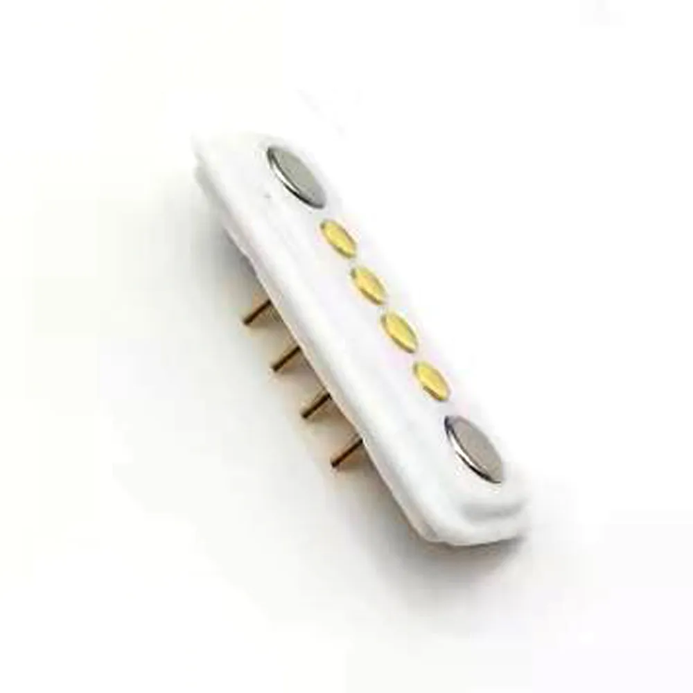 DHgate.com:54mm White Pogo Pin Spring Loaded Magnetic Connector ...