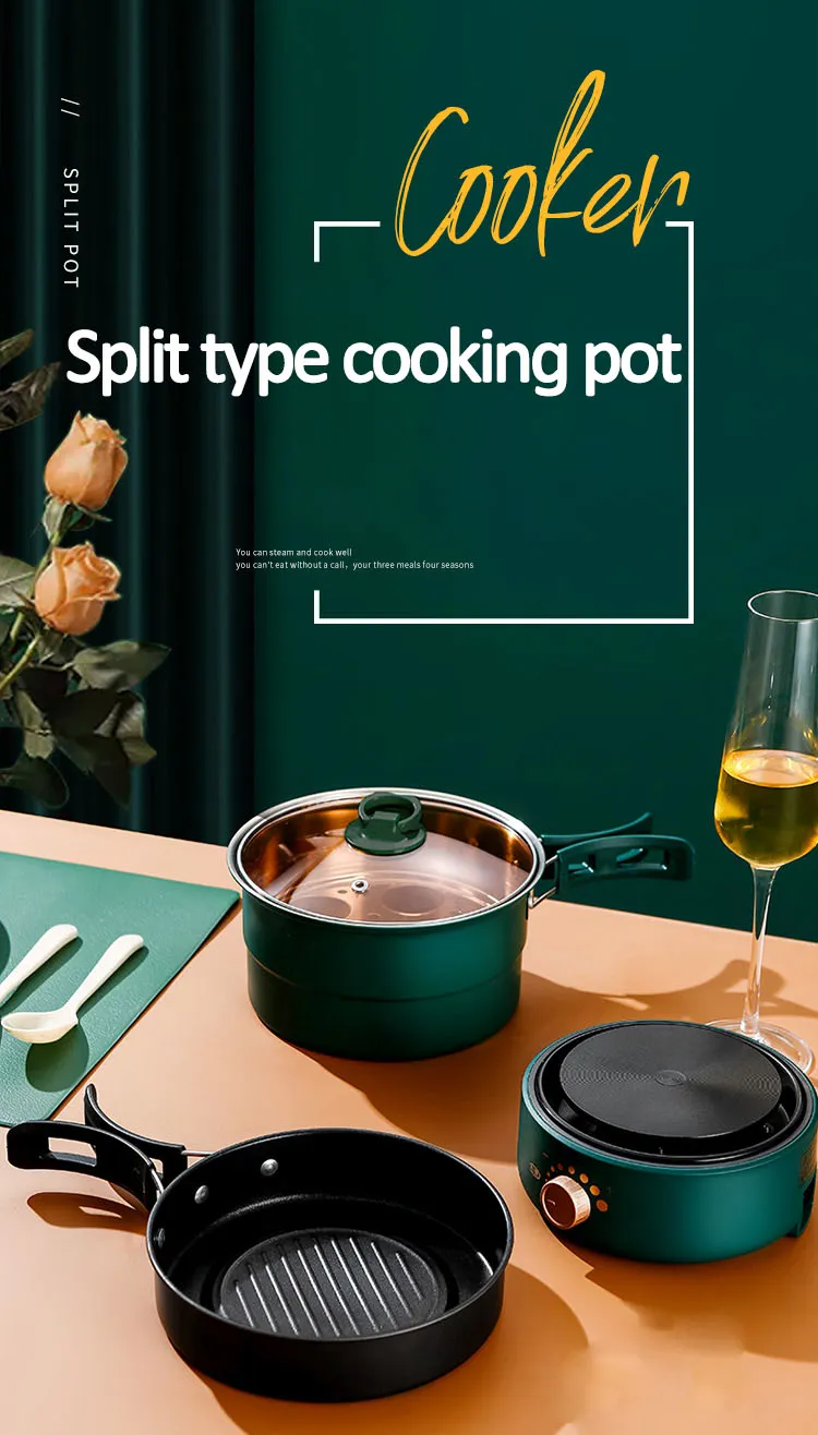 DHgate.com:2-in-1 Foldable Electric Hotpot & Frying Pan, Portable ...