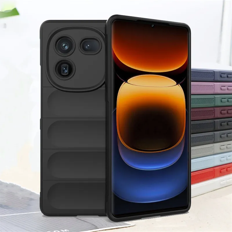 iQOO 12 Case, Full-Body Shockproof Soft TPU Protective Phone Cover with ...