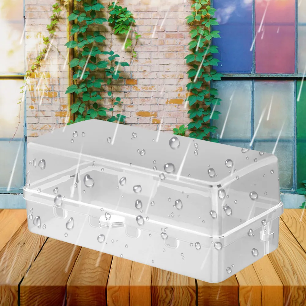 Outdoor Waterproof Electrical Box Weatherproof Rainproof Plug Box ...