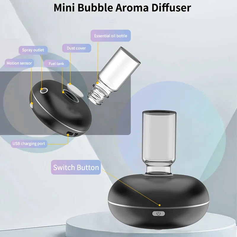 Car Fragrance Diffuser Portable Cool Mist Aroma Diffuser For Vehicles ...