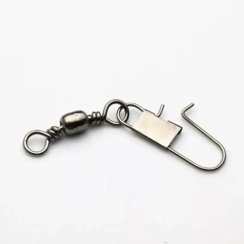 4 Size Pack Fishing Swivels Connector Pin Bearing Rolling Swivel Snap ...