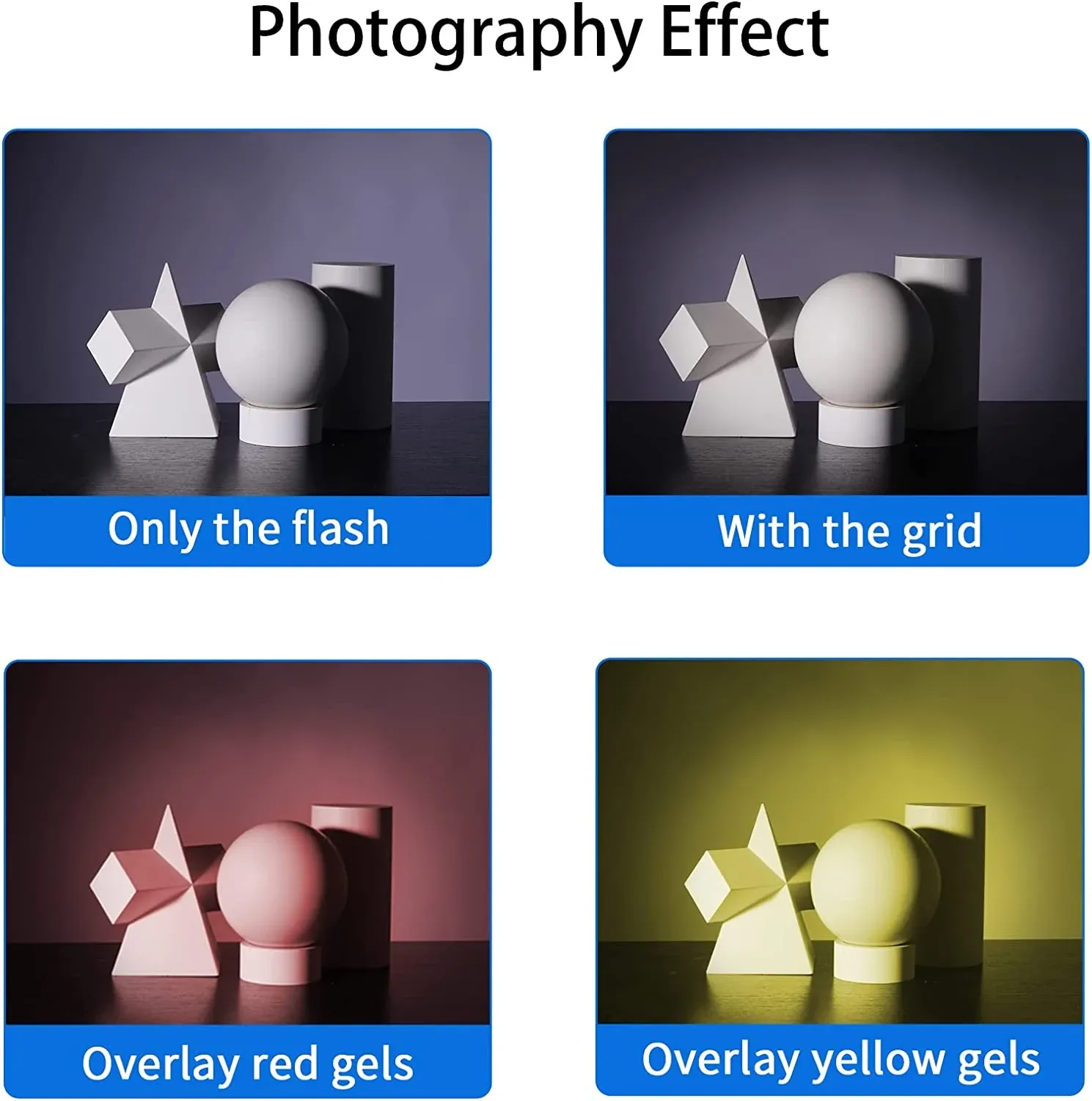 Selens Magnetic Flash Modifier 7 Strobe Color Filters Speedlight ...