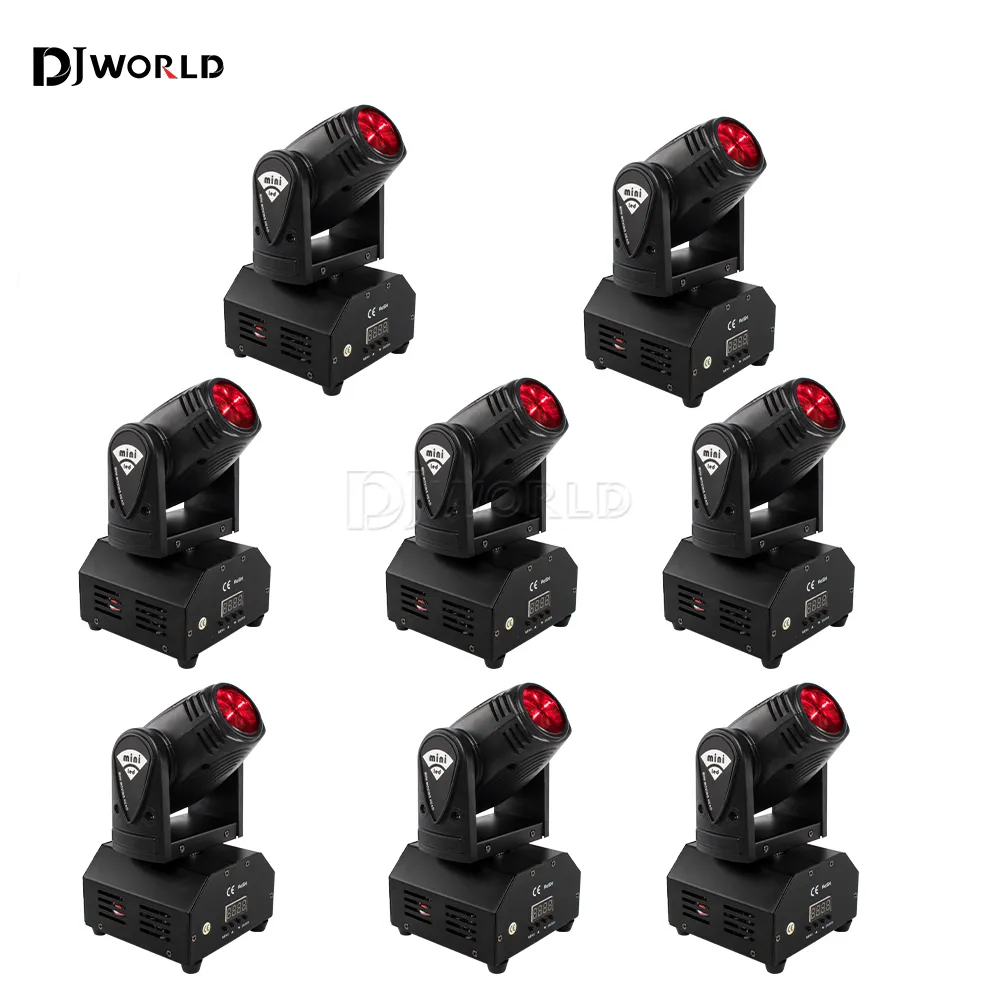 DHgate.com:8PCS Mini LED Spot Moving Head Light Lyre DMX512 DJ Disco ...