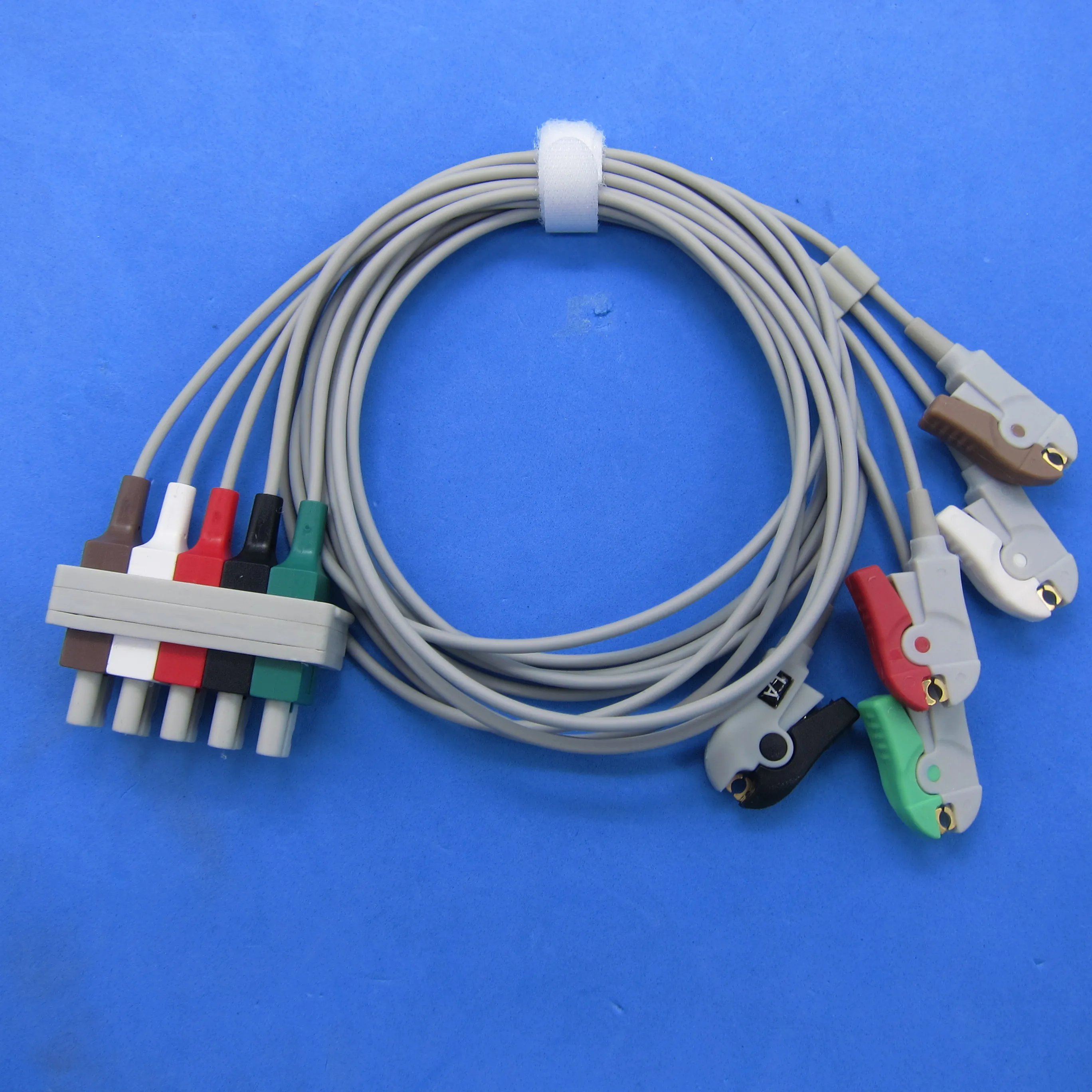 DHgate.com:EL-05 Premium 3-Lead ECG Leadwires with Alligator Clips for ...