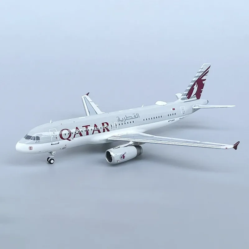 Diecast Qatar A320 Plane Collection Model Toy - 1:400 Scale Laffan A7 ...
