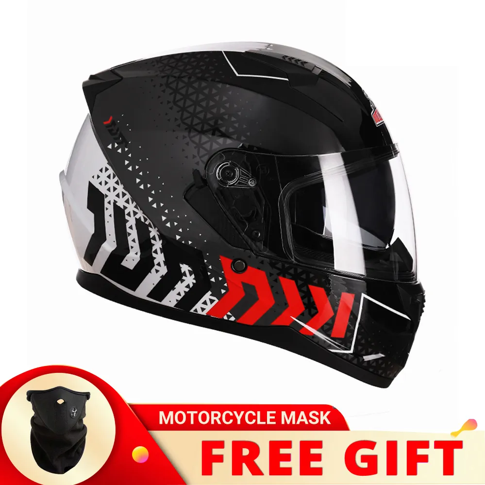 DHgate.com:Full-Face Professional Motorcycle Helmet with Double Lens ...