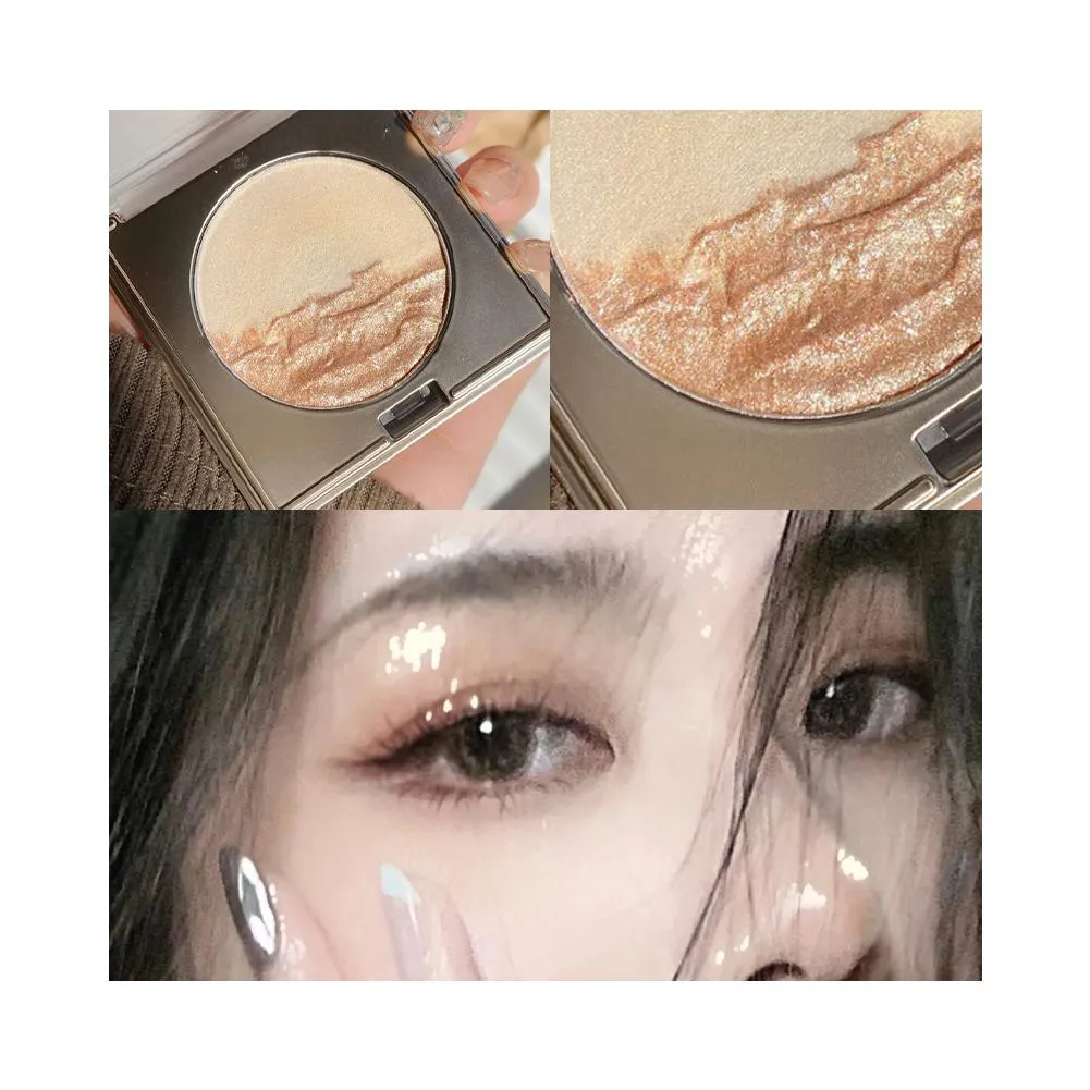 Two-Color 3D Embossed Highlighter Powder Palette, Three-Dimensional ...