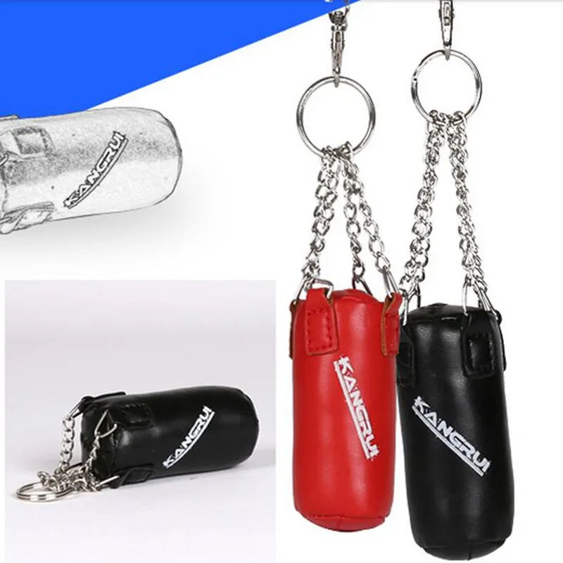 Fighting Sports Boxing Gloves Mini Keychain Novelty Punch Bag Pendant ...