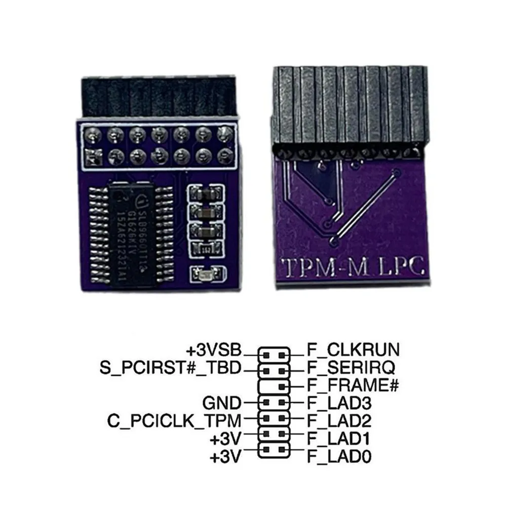 TPM 2.0 Module For ASUS Motherboards: LPC 14/20 Pin,... From Ddmyjan ...