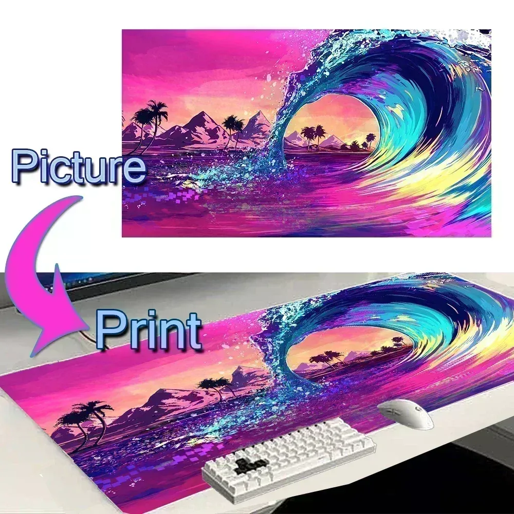 Large Computer Mouse Pads Pink Extra Large Gaming Mouse Pad 1200x600 ...