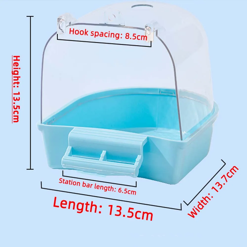 Adorable Hanging Bird Bath Cube For Pet Bathing And Shower Perfect ...