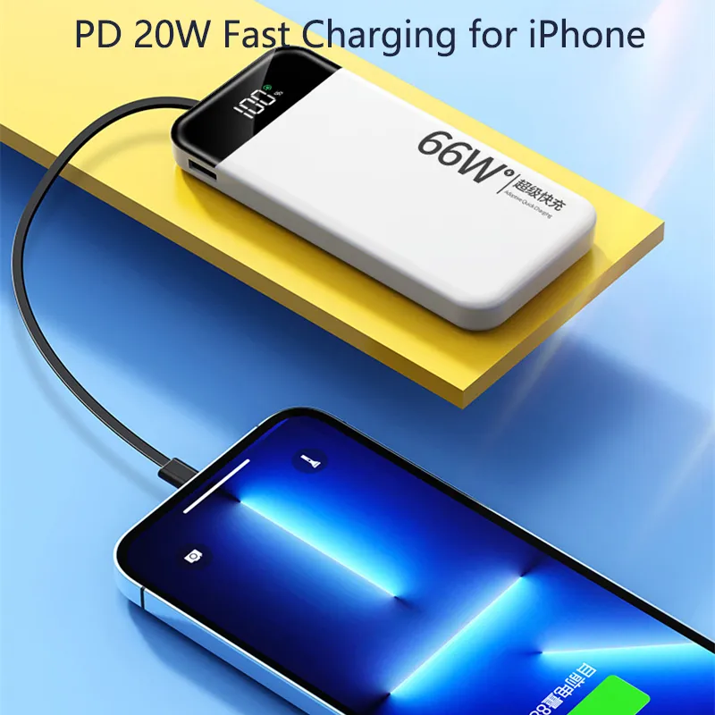 Portable Power Bank 20000mAh High-Capacity External Battery Charger ...