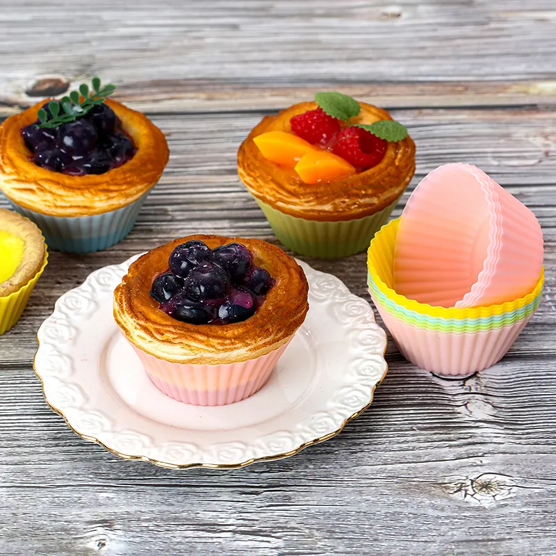 Silicone Cake Baking Set: Muffin Cupcake Molds for DIY Wedding ...
