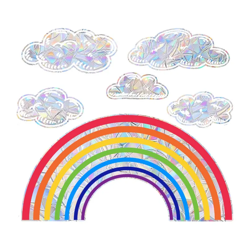 DHgate.com:PVC Static Cling Window Stickers | Colorful Clouds Art ...