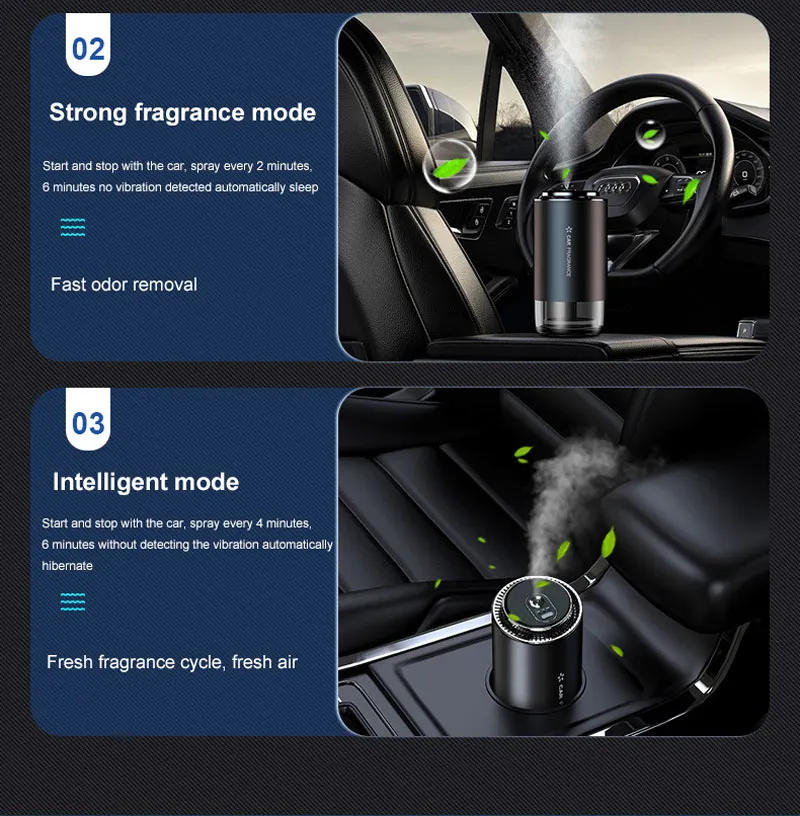 Smart Car Aromatherapy aromatherapy diffuser with 50ml Essential Oil ...