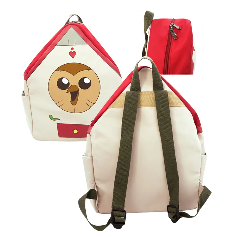 The Owl House Hooty Cosplay Canvas Backpack For Kids & Teens School Bag ...