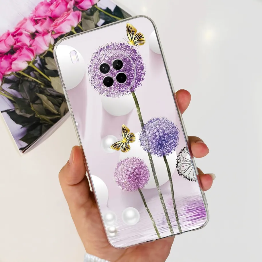 Silicone Phone Case for Huawei Y9a 6.63 in Pouch Type FRL-23 FRL-L22 ...