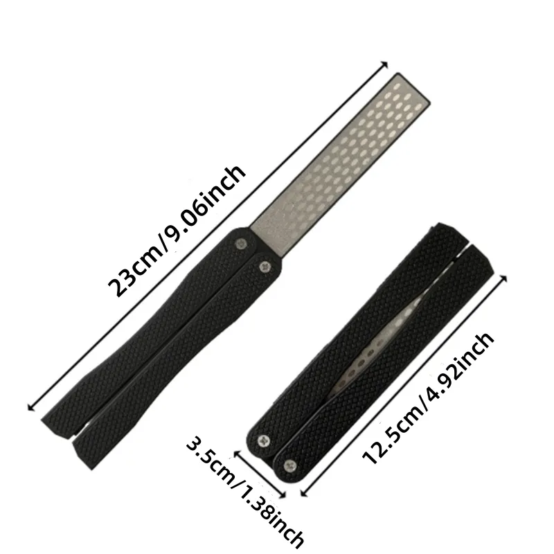 Portable Folding Diamond Double-sided Fan Shape Knife Sharpener for ...